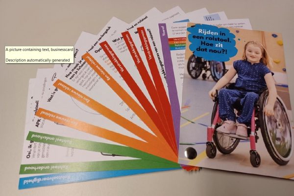 Info waaier over aanvraag en gebruik van kinderrolstoel | CP Nederland